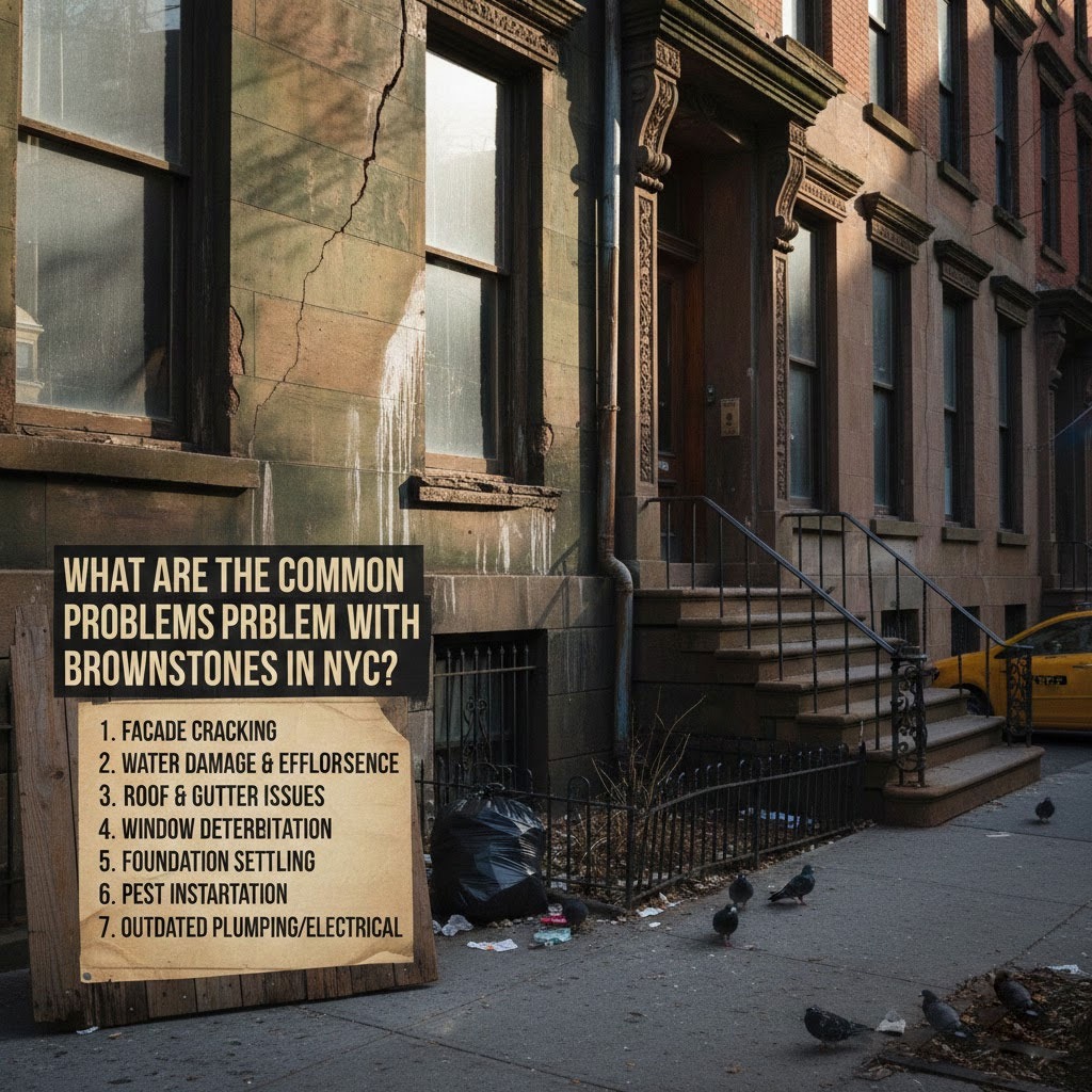 Common Brownstone Problems in NYC & How to Fix Them