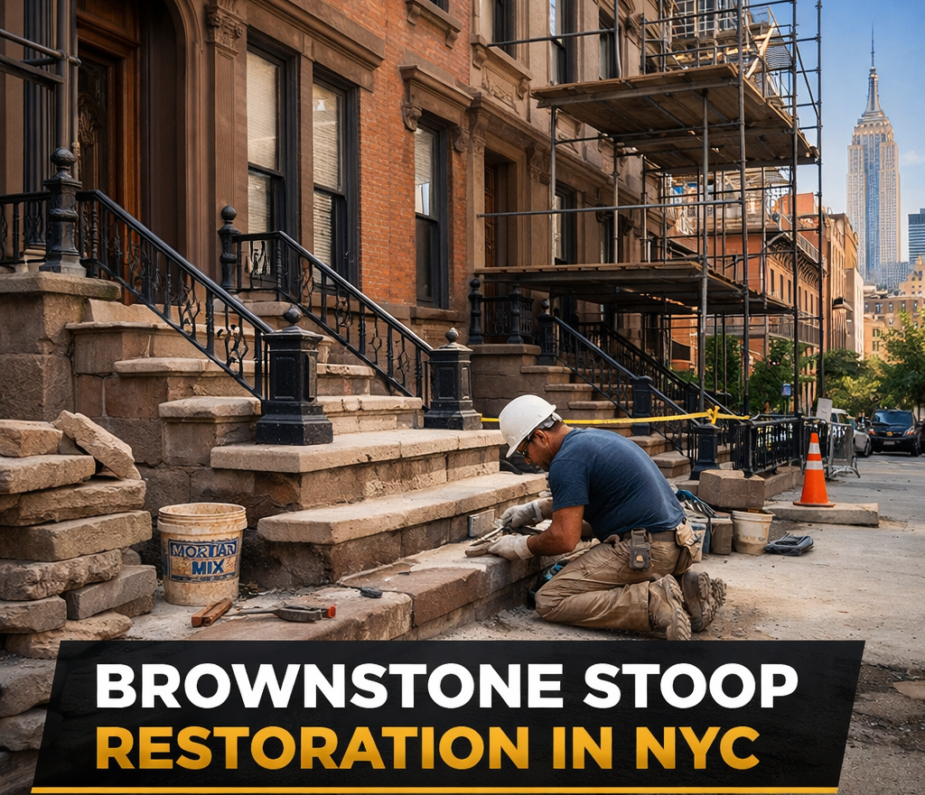What to Expect During a Brownstone Stoop Restoration Project